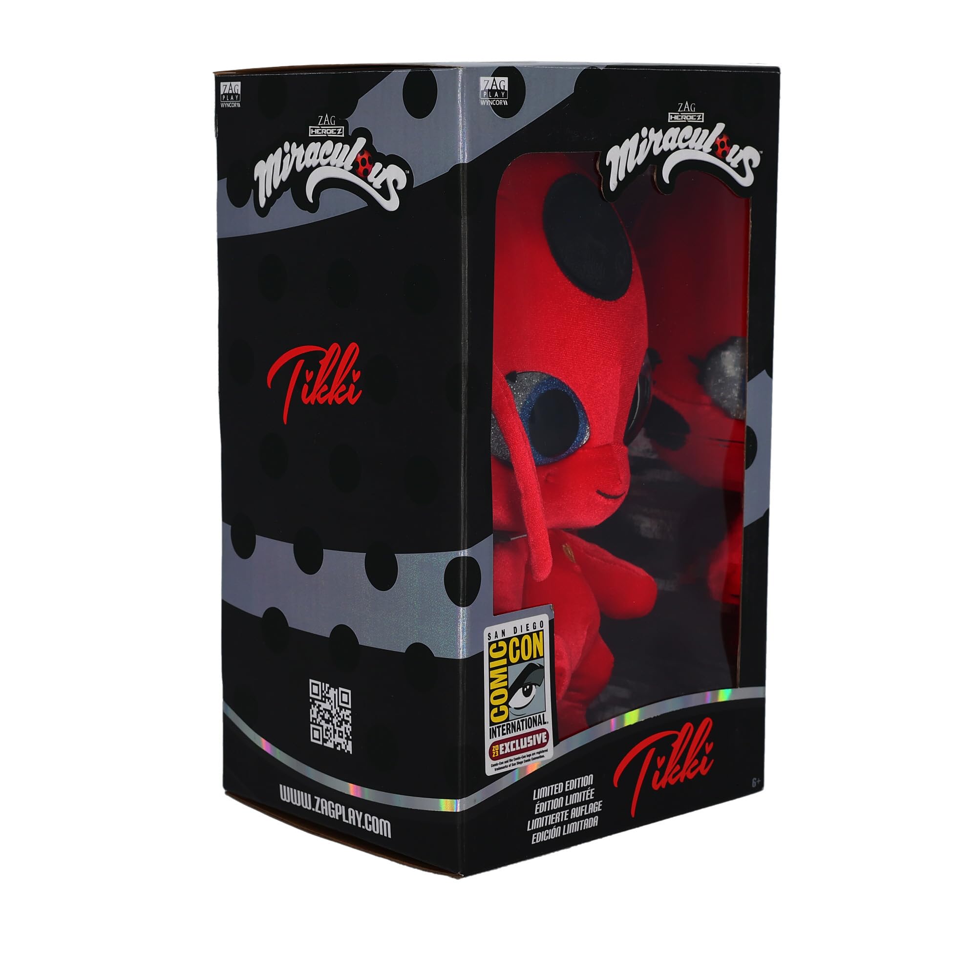 UCC Distributing Miraculous Ladybug 10″ Deluxe Kwami Plush – Tikki - Limited Edition Stuffed Animal