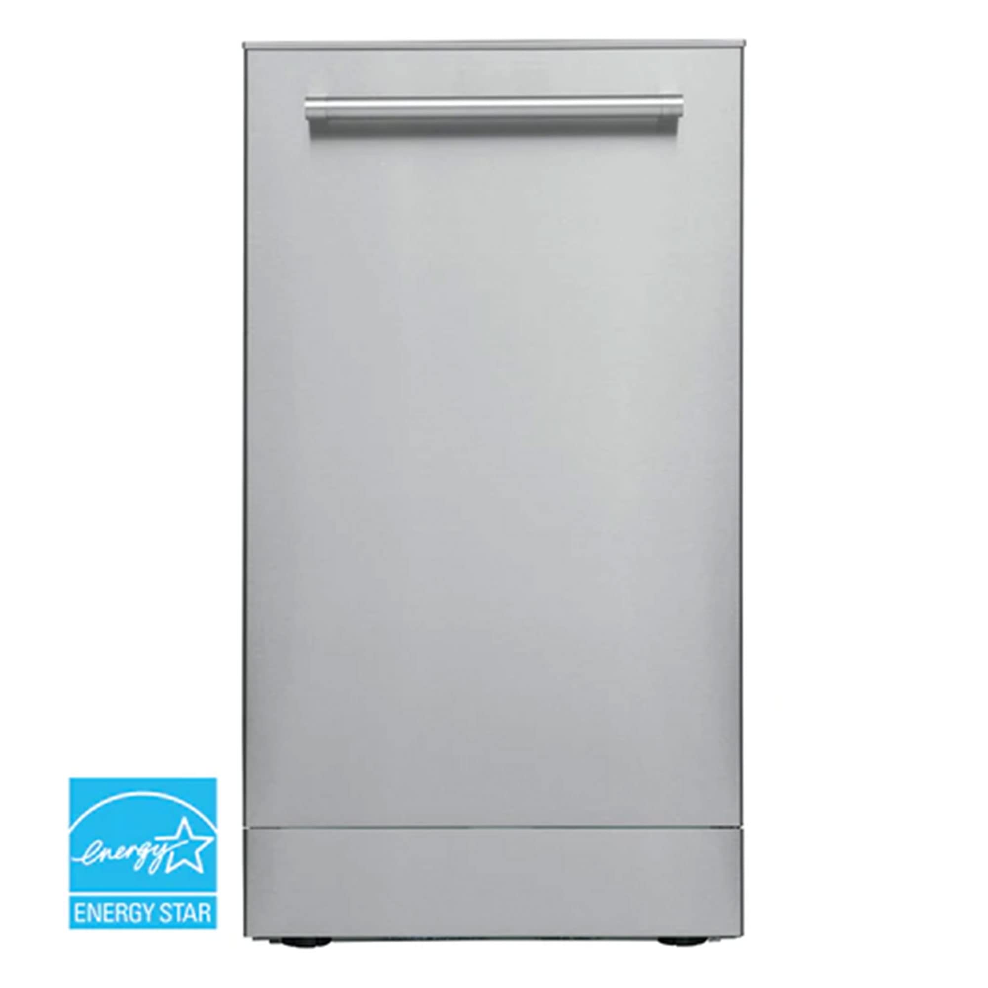 Avanti DWT18V3S Dishwasher 18-Inch Built in with 3 Wash Options and 6 Automatic Cycles, Stainless Steel Construction with Electronic Control LED Display, Low Noise Rating, Metallic