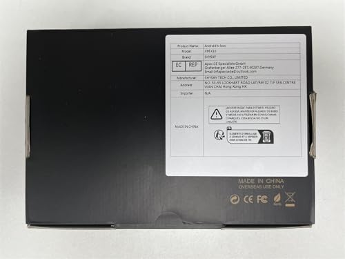 SHYSKY X96 X10 8K Ultra HD Android TV Box Android 11.0 Amlogic S928X LPDDR4 4GB RAM 32GB ROM WiFi6 1000M BT5.2 USB3.0 Support AV1 8K 60fps H.265 HDR Box with i8 Keyboard