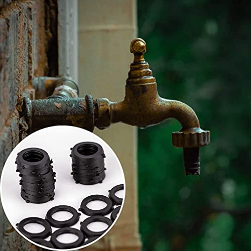 LUTER Garden Hose Washers, O-Ring Rubber Washers Seals Self Locking Tabs, Pack of 30