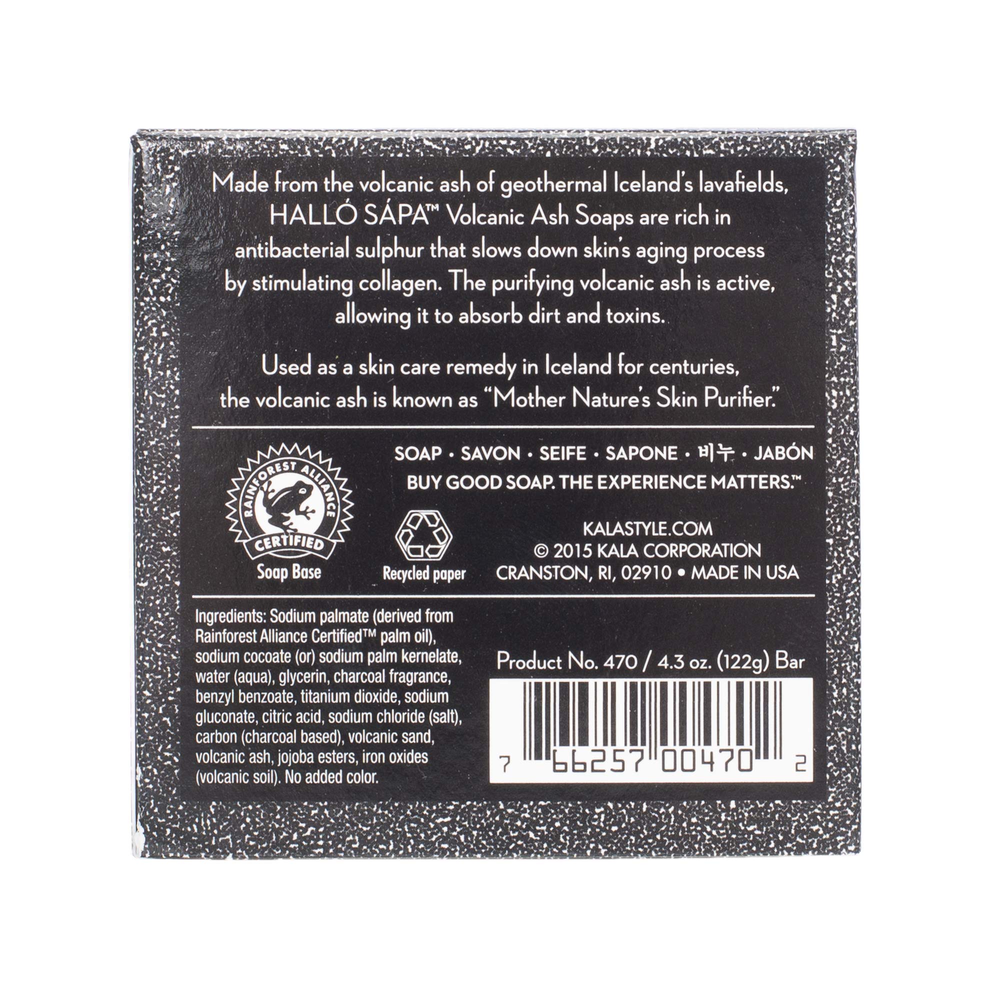 Hallo Sapa - Hello Soap Volcanic Ash Bar Soap 4.3oz by Hallo Sapa