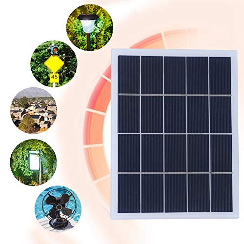 BTER Polycrystalline Silicon Silicon Solar Panel, Solar Panel Charger, Solar Chargers Solar Panel Module for Outdoor Light DIY Garden Light
