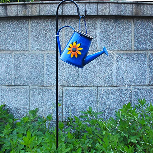 Solar Waterfall Garden Decor Lights,60 LED Running Water Flashing,Waterproof Solar Watering can Lights, Yard Decor for Outside for Porch Lawn Backyard Landscape Pathway Patio Gifts (Chrysanthemum)