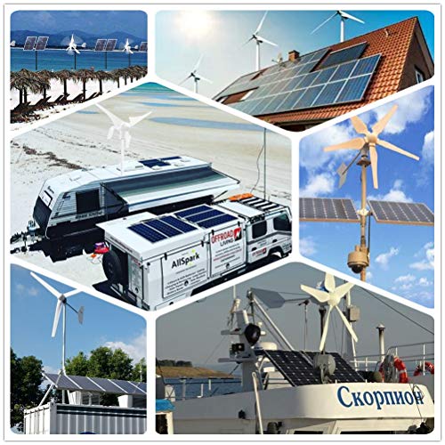 3000 Watt Solar Wind Kit Off Grid System 48V Battery Charger :20pcs 100W Mono Solar Panel + 1000W Wind Turbine Generator + 40A MPPT Charge Controller + 3000W Inverter Peak 6000W