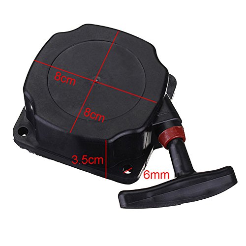 CfoPiryx Recoil Pull Starter, Universal Recoil Pull Start for Brush Cutter Lawn Trimmer Spare Parts Garden Tools(Black),Fit Various Strimmer Hedge Trimmer Brush Cutter