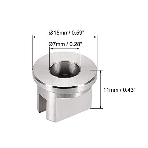 uxcell Flat Fan Spray Tip, 65 Degree Stainless Steel Nozzle (1.8mm Orifice Diameter)