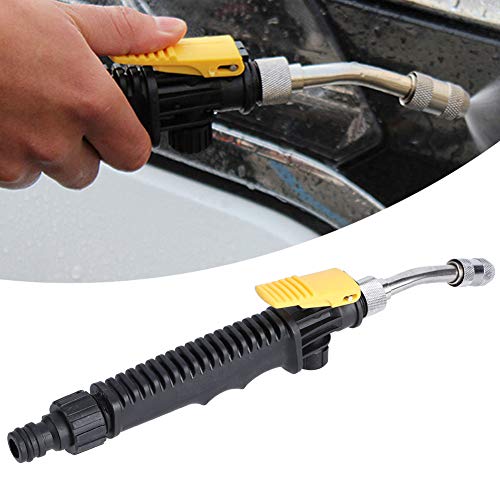Oumefar G3/8 DN10 High-Pressure Sprayer Adjustable Water Sprayer Garden Irrigation Tool Flower Plant Watering Nozzle Car Washing Sprayer 30cm
