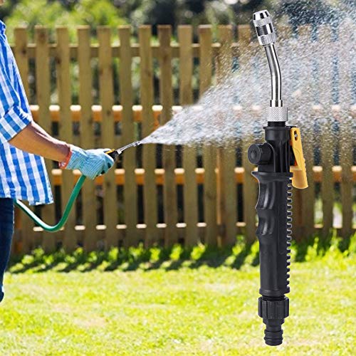 Oumefar G3/8 DN10 High-Pressure Sprayer Adjustable Water Sprayer Garden Irrigation Tool Flower Plant Watering Nozzle Car Washing Sprayer 30cm