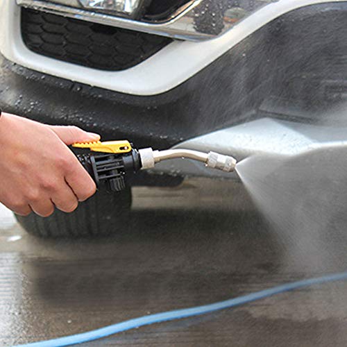 Oumefar G3/8 DN10 High-Pressure Sprayer Adjustable Water Sprayer Garden Irrigation Tool Flower Plant Watering Nozzle Car Washing Sprayer 30cm