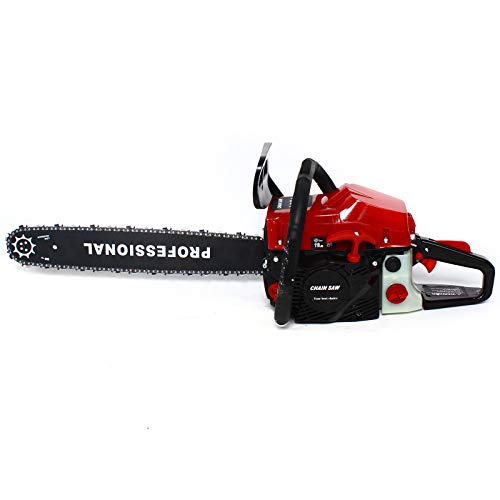 2 Stroke 62cc Gas Powered Chainsaw, 20 Inch Chainsaw, Handheld Labor & Time Saving Efficient Convenience Durable Cordless Gas Powered Chainsaw, Work Tools For Farm, Garden & Ranch, Woods