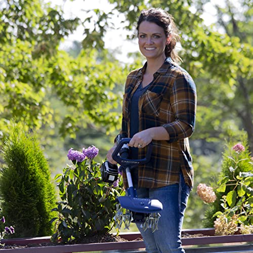 Fusion Drill-Powered Cultivator, Adjustable Tilling Width Up To 8β, Tilling Depth Up To 5.5β, Compatible With Most Cordless Drills, Adjustable Length, Model: 33061