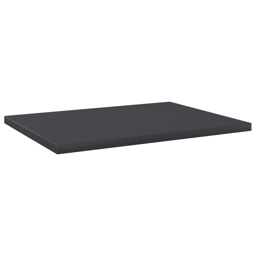 THYUOVAI Bookshelf Boards,Cabinet Shelf Wall Mount Storage Shelves Suitable for Wall Decor,Living Room,Bathroom,Kitchen 8 pcs Gray 15.7"x11.8"x0.6" Engineered Wood