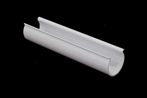 Snap Clamp Greenhouse Cover PVC Clamps for Hoop Pipe Frames - Garden / Plant Cover Clips (11-EZ - 1/2'' Pipe Clamps - JAK Packaging, 40), White