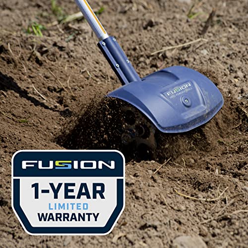 Fusion Drill-Powered Cultivator, Adjustable Tilling Width Up To 8β, Tilling Depth Up To 5.5β, Compatible With Most Cordless Drills, Adjustable Length, Model: 33061