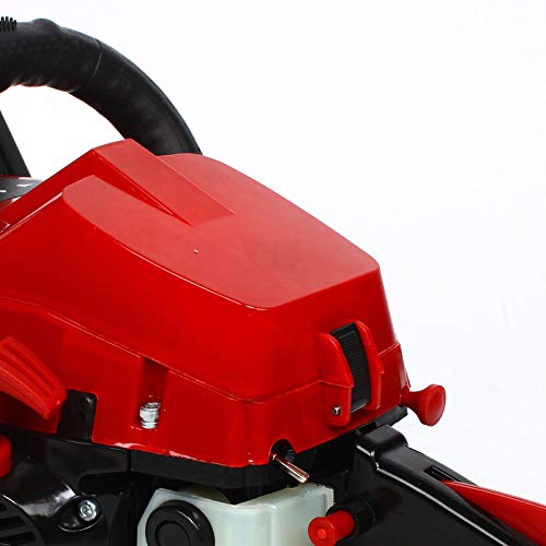 Gas Chainsaw 2 Stroke Gas Power Chain Saw 62CC Handheld Cordless Petrol Gasoline Chain Saw Chainsaw for Farm Garden Ranch Trees Wood Cutting