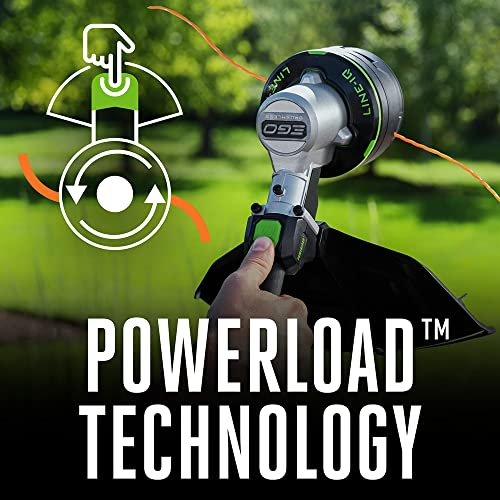 EGO Power+ ST1620T 16-Inch LINE IQ String Trimmer with POWERLOAD Technology, Battery and Charger Not Included, Black