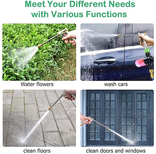 TANGNADE High Pressure Power Washer Water Spray Gun - Nozzle Wand Attachment Garden Hose