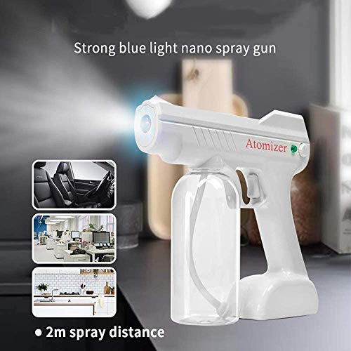 Oriflame Steam Gun, Handheld Rechargeable Nano Atomizer 27oz Large Capacity ULV Electric Sprayer Nozzle Adjustable Fogger for Home, Office, School or Garden