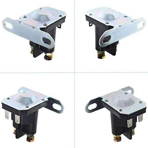 raseparter 12V Starter Solenoid Replacement for John Deere AM138068 for Cub Cadet 725-04439 LTX1045 LTX1046 LT1042 LT1045 LT1040 for MTD Riding Lawn Mower Garden Tractor
