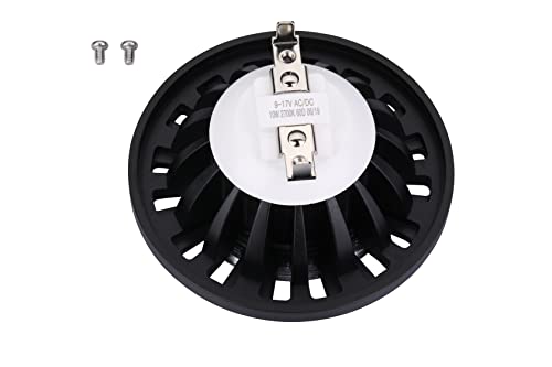 Leelands PAR36 Landscape LED Bulb Outdoor Well Lights Landscape Lighting Garden Lights Yard Illumination Soft Warm White Low Voltage 12V AC/DC Water Resistant Rating IP67 10Watt