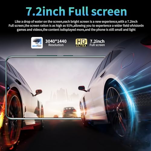 Rino9Pro Cheap Smartphone, 3 in 1 Navigation System Cell Phone, 16GB RAM 1TB ROM Unlocked Mobile Phones, 5G Network, Dimensity9000 (10 cores) CPU,Blue-1TB