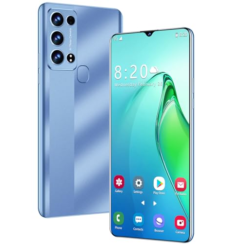 Rino9Pro Cheap Smartphone, 3 in 1 Navigation System Cell Phone, 16GB RAM 1TB ROM Unlocked Mobile Phones, 5G Network, Dimensity9000 (10 cores) CPU,Blue-1TB