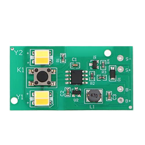 Solar Light Control Panel, 1.2V Constant Current Driving Solar Lamp Control Board PCB Charge Protection for Garden