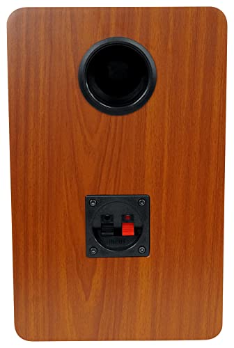 Rockville ELITE-5C Classic Wood 800w Home Theater 5.25" Bluetooth Bookshelf Speakers