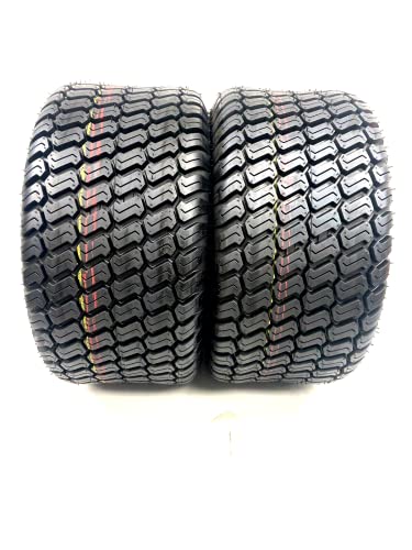 Two 16X7.50-8 Mower Tires Turf 16 7.50-8 Lawn Tractor 16 750 8 Tubeless