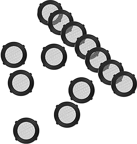 Joywayus Rubber Washers with 40 Mesh Stainless Steel Filter Screen Have Self Locking Tabs Fit for 3/4" Garden Hose or Water Faucet (Pack of 40)