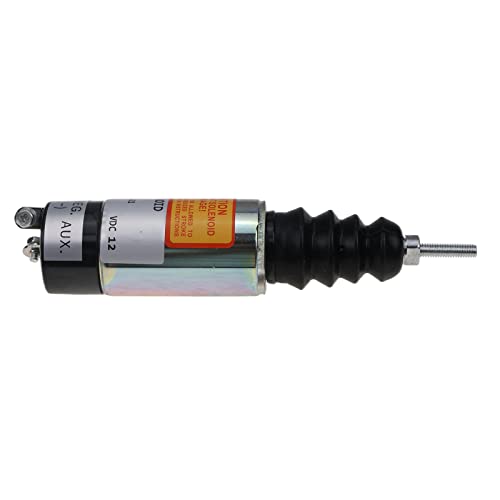 zt truck parts 12V Shutoff Stop Solenoid Valve AM108772 for John Deere 430 Lawn and Garden Tractors