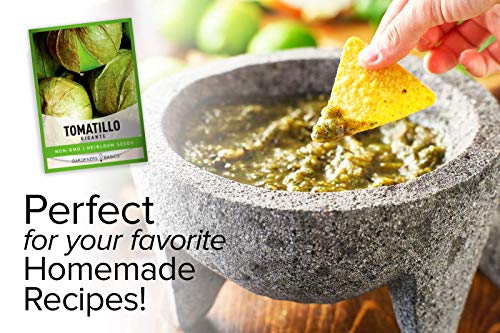 Tomatillo Grande Rio Verde Seeds for Planting Heirloom Non-GMO Seeds for Home Garden Vegetables Makes a Great Gift for Gardening by Gardeners Basics