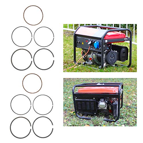 Garden Supplies 2 Set Gasoline Engine Generator Piston Replacement Parts Gasoline Generator Accessories(RvSky)