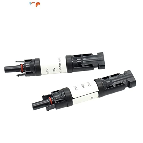 HALONE 1Pcs 10A Solar PV in-line Diode Connector Solar Panel Cable Connectors