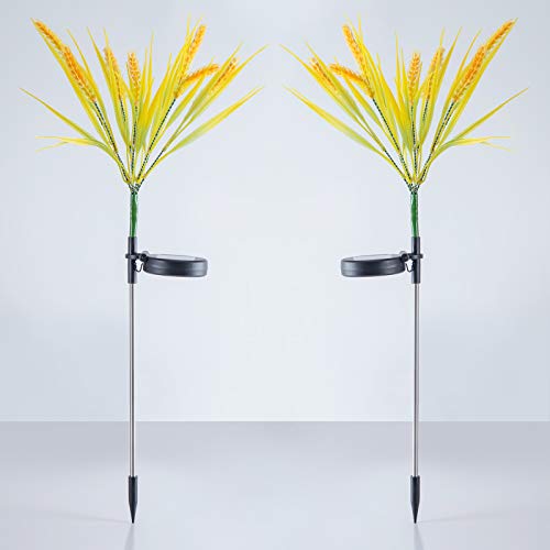 N-brand Solar Lawn Lights, 2 Garden Lights, Solar Outdoor Decorative Solar Path Lights, led Solar Powered Artificial Lanterns.