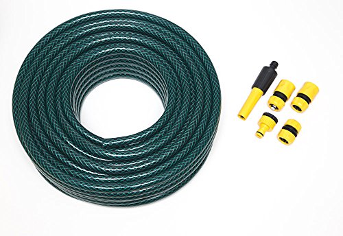 ONESTOPDIY 45M Long HOSEPIPE Set Garden Hose + Fittings and CONNECTORS
