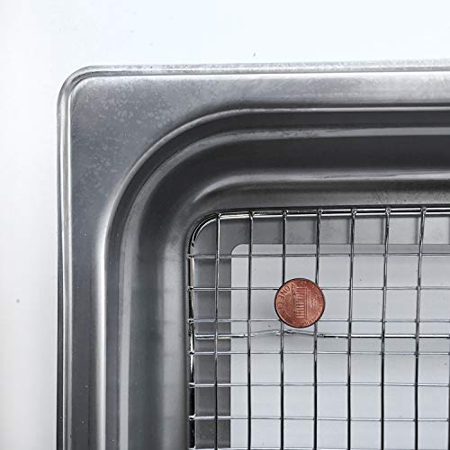 Raw Rutes - Stainless Garden Sifter for Compost, Dirt and Potting Soil - Welded Wire Mesh (Hand Held Garden Sifter) 13"x21"