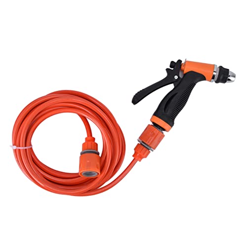 Electric Water High Pressure Washer, Car Washer 5.5LMin 12V 72W G1/2 Male Thread Plastic Self-Priming for Garden
