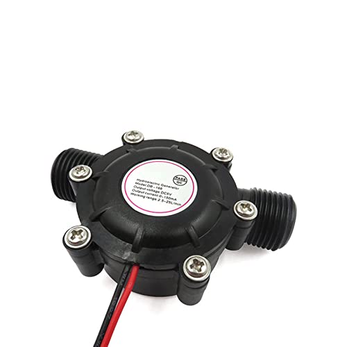 1Pcs 12V/5VDC Micro Hydro Generator Water Flow Generator Turbine Generator Hydroelectric Tap Water Flow Hydraulic ( Size : DC12V )