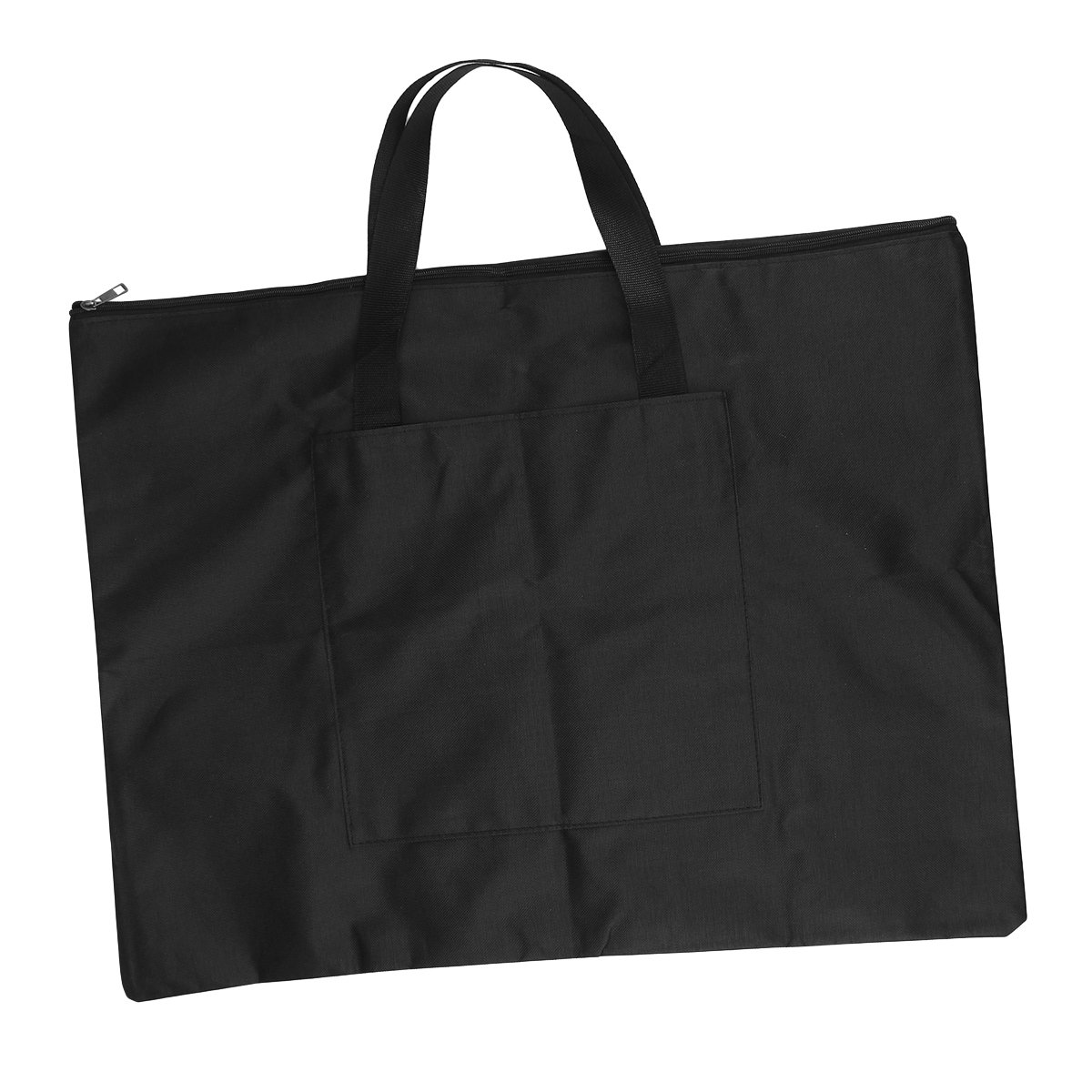 Healifty Art Portfolio Case with Handles Artist Portfolios Case Waterproof Drawing Painting Board Storage Bag (Black)