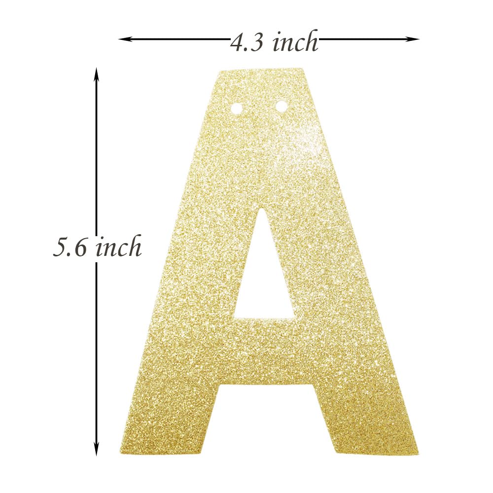 Bubbly Bar Gold Glitter Banner for Wedding Engagement/Bachelorette/Bridal Shower Party Sign Supplies