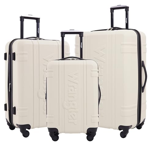 Wrangler Astral Travel Luggage, Fog, 3 Piece Set