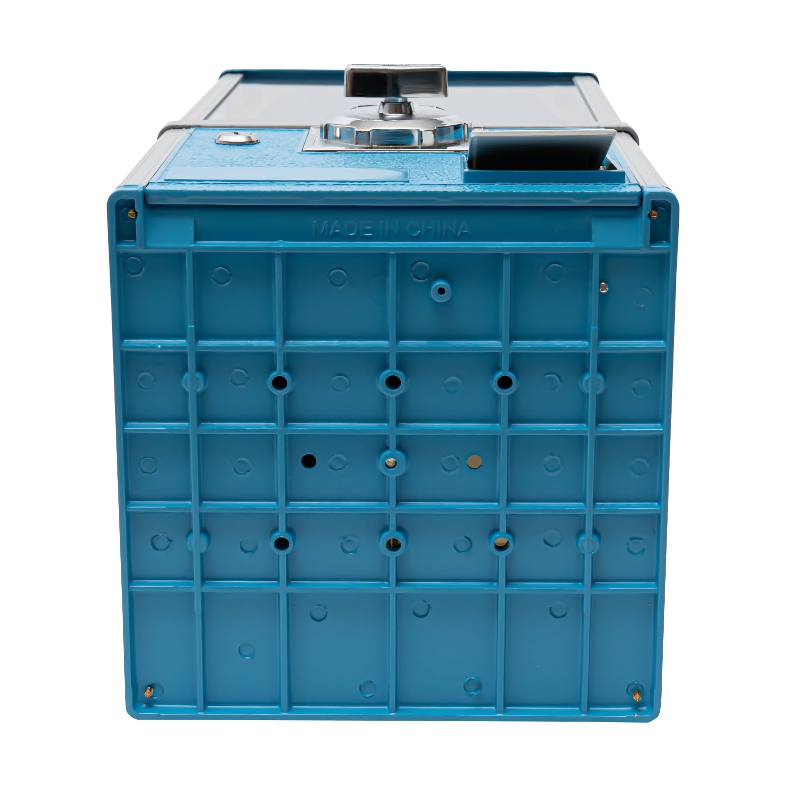Vending Machine, 20.87Inch Height Candy Gumball Machine with Load Capacity Gumball Bank, Metal Candy Vending Machine for 1.77-1.97Inch Gadget,Portable Candy Dispenser Machine for Retail Shop (Blue)