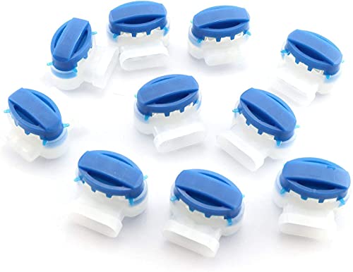 EMBerg 314 (20 Pack) IDC Waterproof Electrical Wire Connector (2 or 3 Wire) for Direct Burial Applications for Robotic Lawn Mowers, Invisible Pet Fences, Irrigation Applicationsā¦