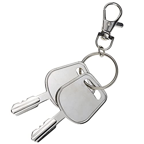 JEENDA 2PCS Start Ignition Key Compatible with John Deere Sears Craftsman AYP MTD Husqvarna Gravely Ariens Poulan Bad Boy CubCadet Delta Mower Garden Tractor