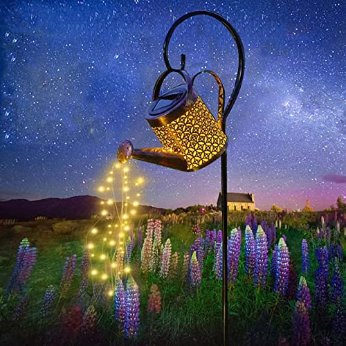 LED garden decor ,Solar garden Lights -solar lights outdoor garden ,Decoration Waterproof Strip Light,Waterfall Fairy Lights for patio decor in Home Yard,Beautiful Festivals gifts and birthday gifts