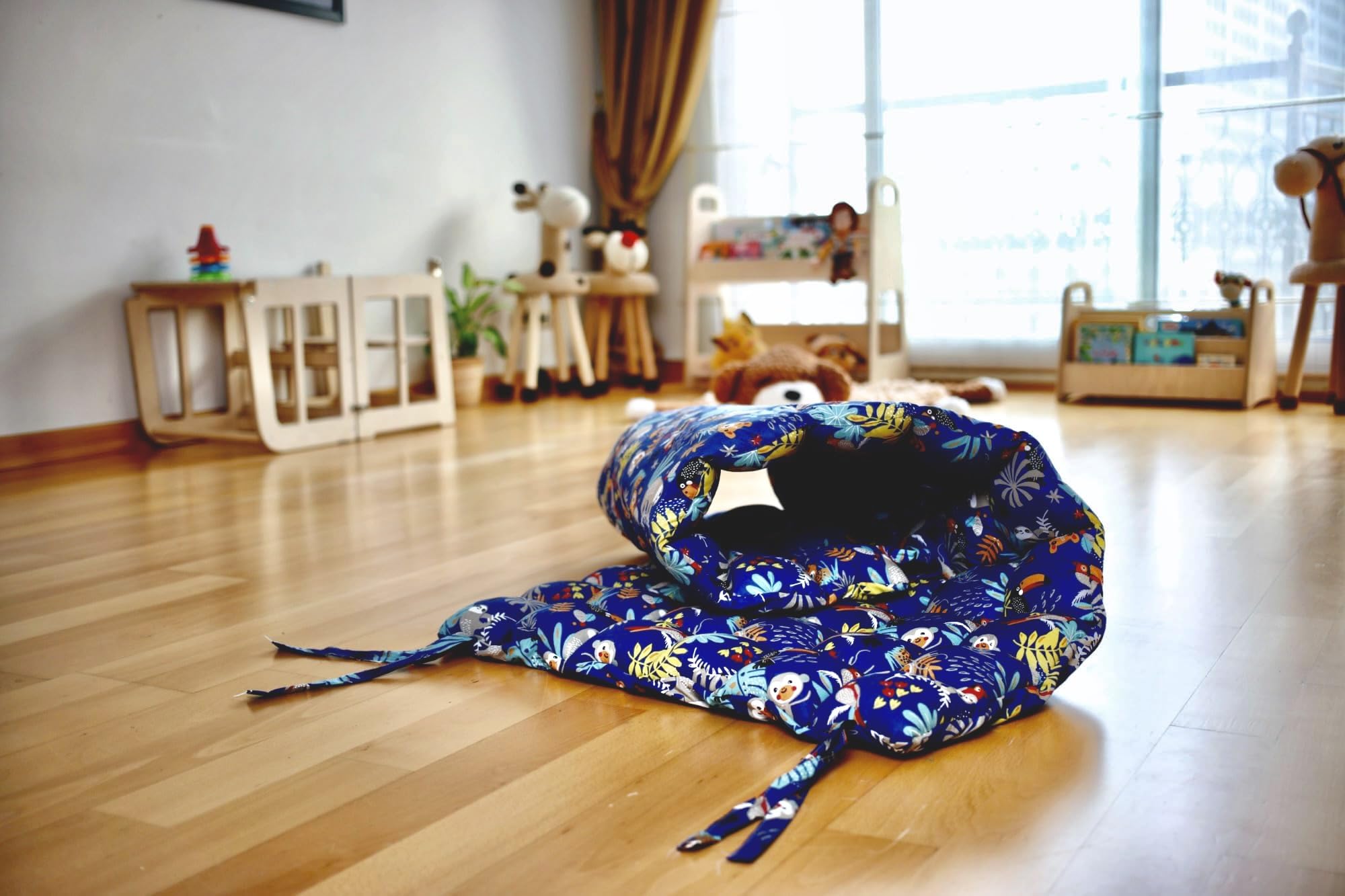 Kidodido Cushion for Climbing Arch | Pillow for Montessori Rocker | Montessori Rocker Cushion Set | Climbing Arch Pillow | Premium Quality Climbing Set Cushion (Jungle)