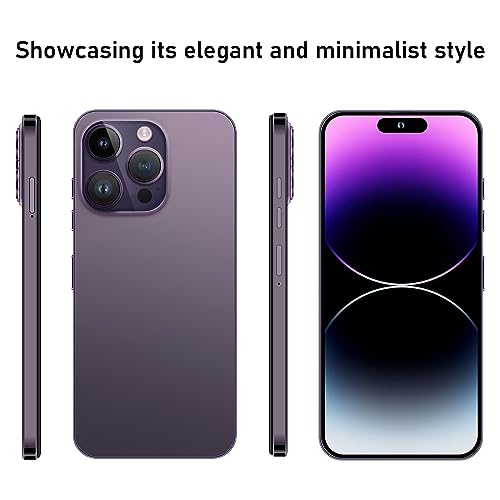 WV LeisureMaster A14 Pro Max Cell Phone,6+256GB Unlocked Phone,Android 13.0 Smartphone,6.82-inch HD Screen,Dual SIM,Dual Standy,6800 mAh Battey,64MP Camera,2796 * 1290 Resolution 5G Phone