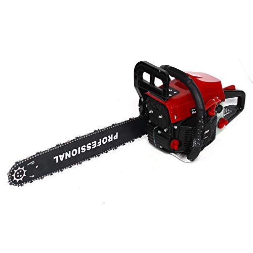 2 Stroke 62cc Gas Powered Chainsaw, 20 Inch Chainsaw, Handheld Labor And Time Saving Efficient Convenience Durable Cordless Gas Powered Chainsaw, Work Tools For Farm, Garden And Ranch, Woods