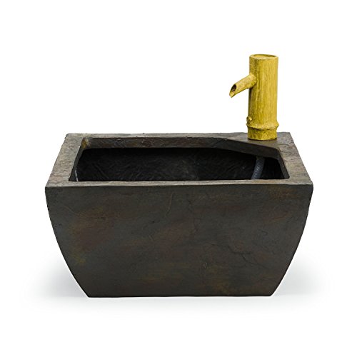 Aquascape Aquatic Patio Pond Water Garden with Bamboo Fountain, 16-Inch | 78197